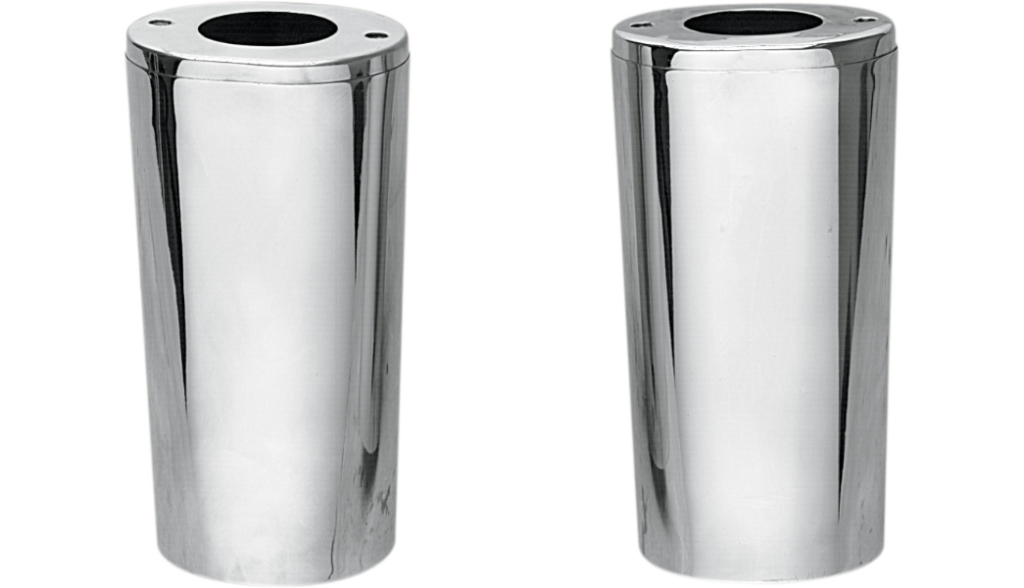 +2" Fork Tins Cans Slider Covers, Chrome, 41mm DRAG SPECIALTIES ...