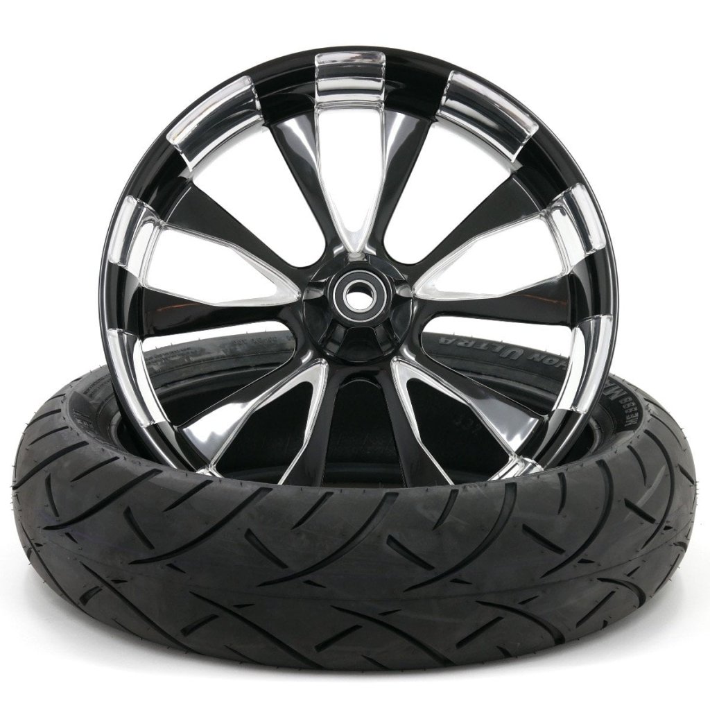 Diode Black Polished 18 X 5.5" FAT Front Wheel 180 Tire 2000-2021 ...