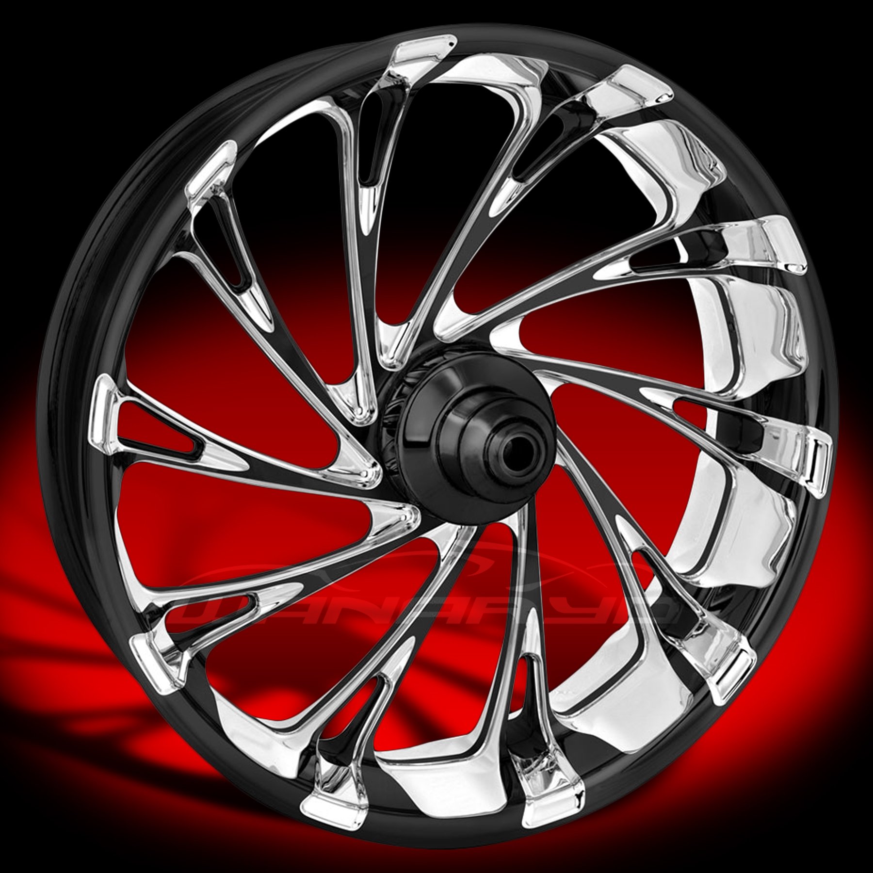 Del Rey Contrast Cut Platinum 16.0 Front Left 2 PC Megabrake 2000-up ...