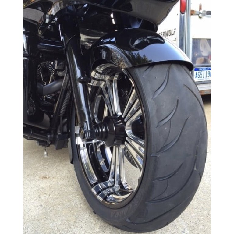 18" 180MM Pitbull EASY Wide Front Tire Builders Kit (NO FORKS REQUIRED ...