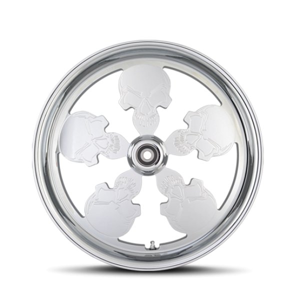 Skull Chrome Wheel Sinister - WanaRyd Motorcycle