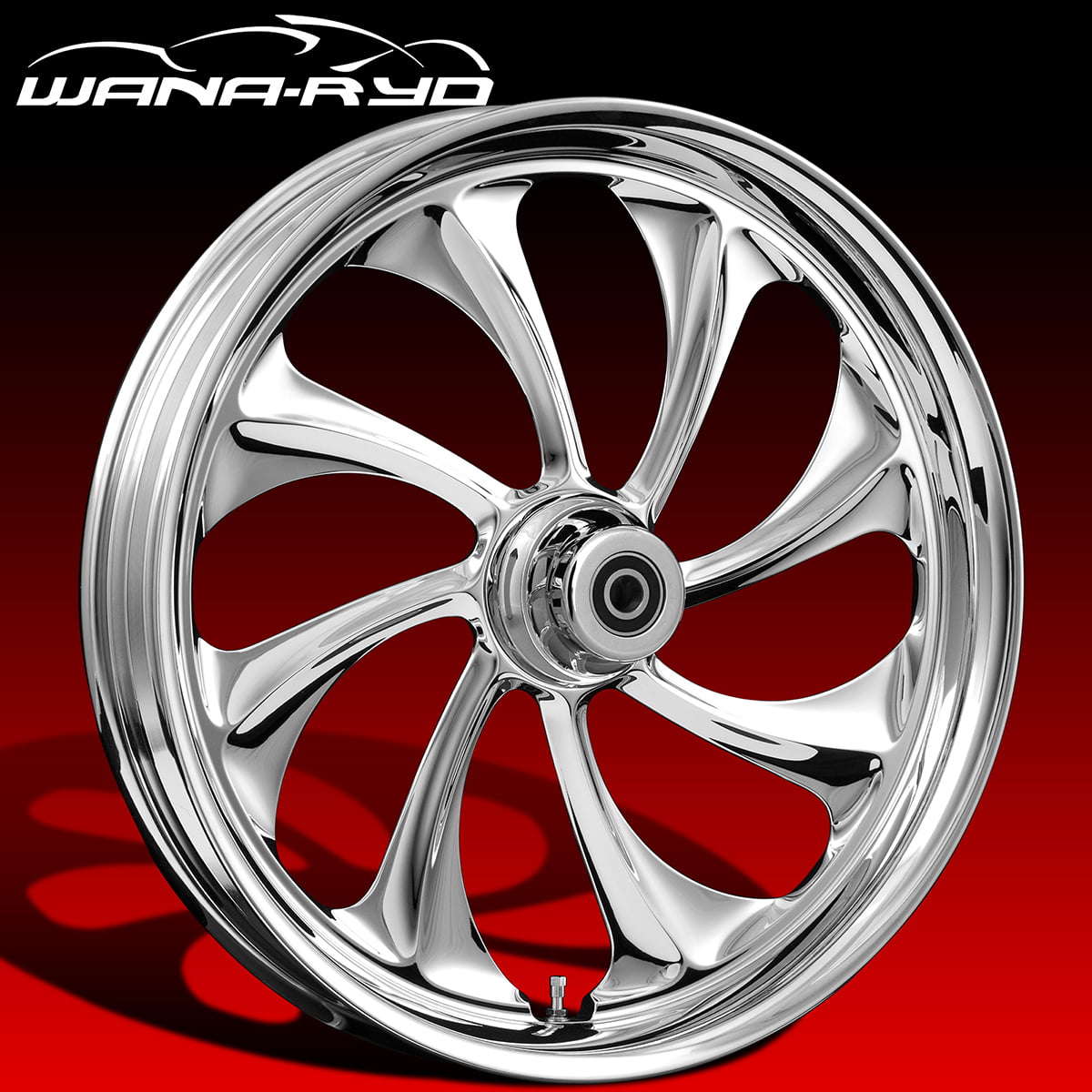 Twisted Chrome 21" FAT Front Wheel Single Disk W/ Forks & Caliper 00-07 ...