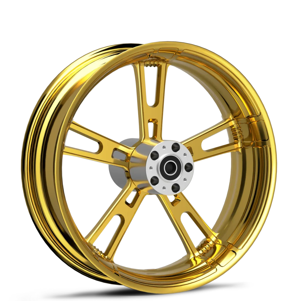 3D REP-01 (Enforcer) Gold 16 X 5.5 Wheel Replicator - WanaRyd Motorcycle