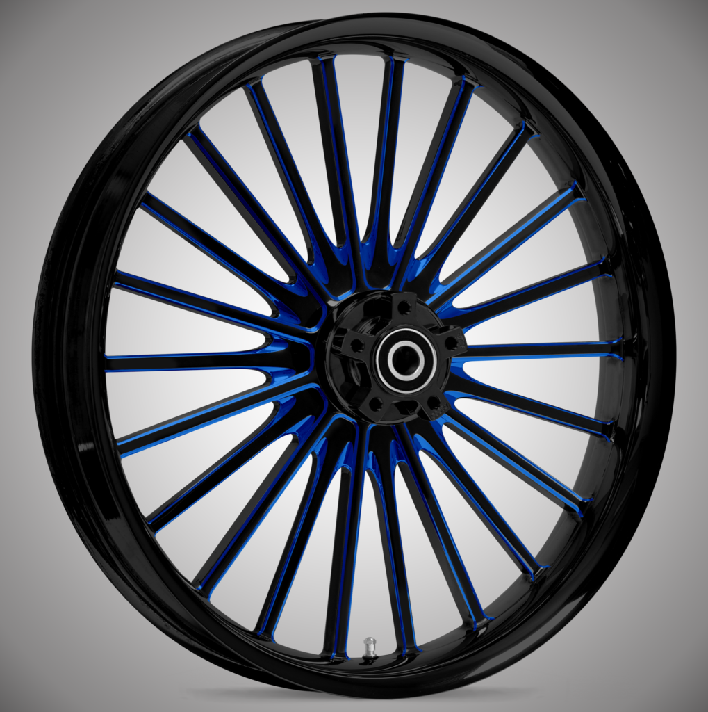 Pulse Dyeline Touch Of Color Blue Wheels RYD Wheels - WanaRyd Motorcycle