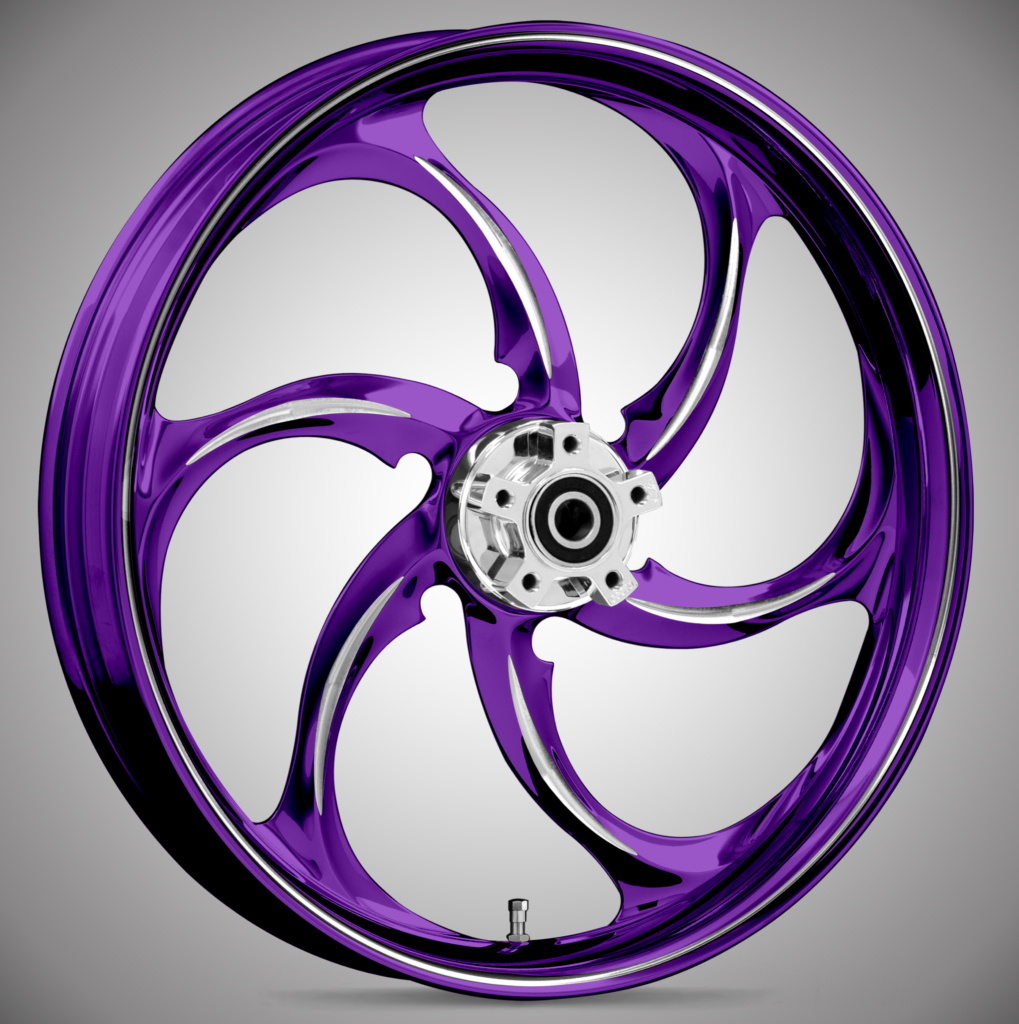 Reactor Dyeline Purple Wheels RYD Wheels - WanaRyd Motorcycle