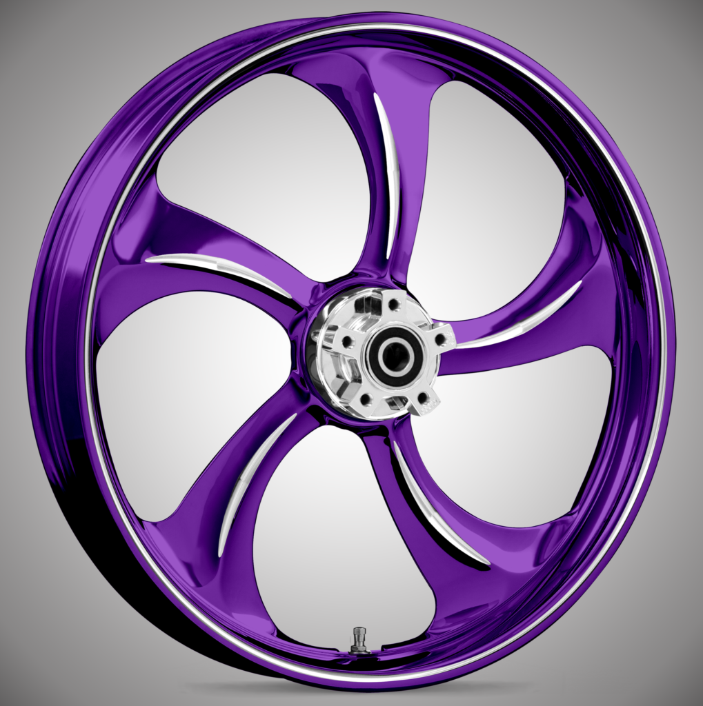 Rollin Dyeline Purple Wheels RYD Wheels - WanaRyd Motorcycle