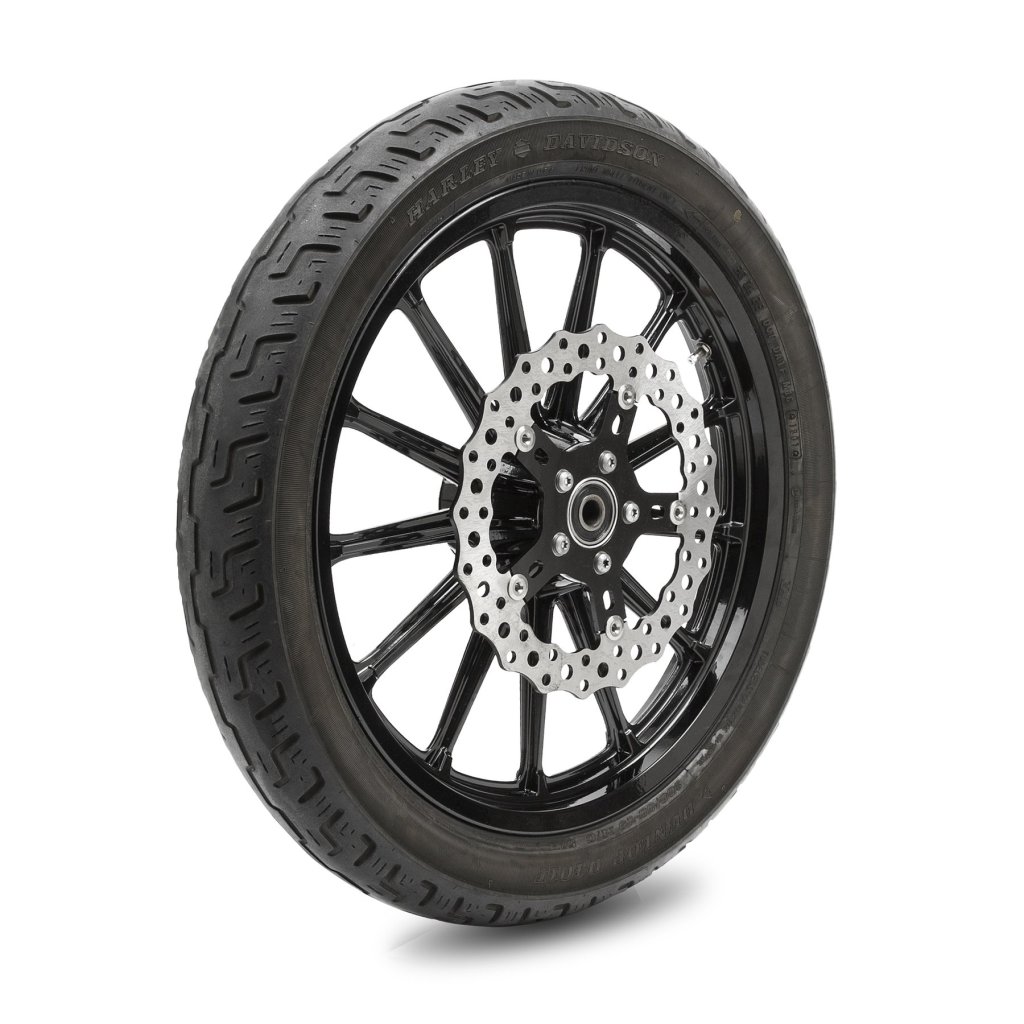 11.8" Jagged Brake Front/Rear Rotor, Black Arlen Ness - WanaRyd Motorcycle