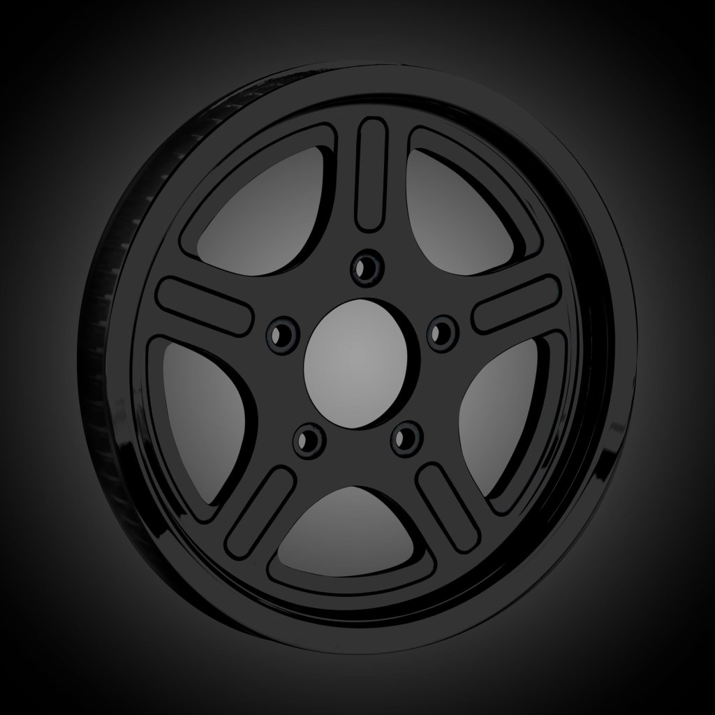 Tomahawk Black Wheels Replicator - WanaRyd Motorcycle