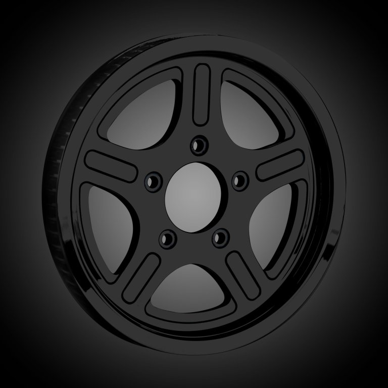 Tomahawk Black Wheels Replicator - WanaRyd Motorcycle