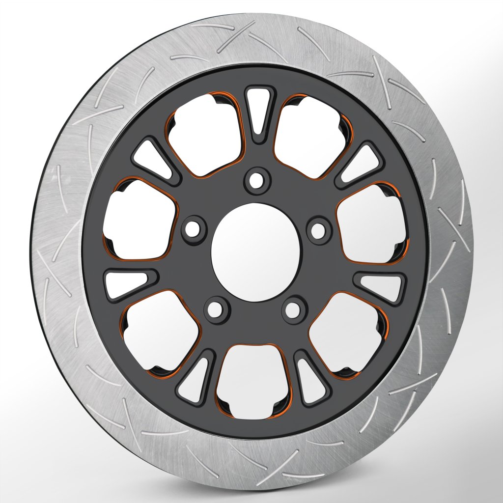 Arc Dyeline Touch Of Color Orange Wheels RYD Wheels - WanaRyd Motorcycle