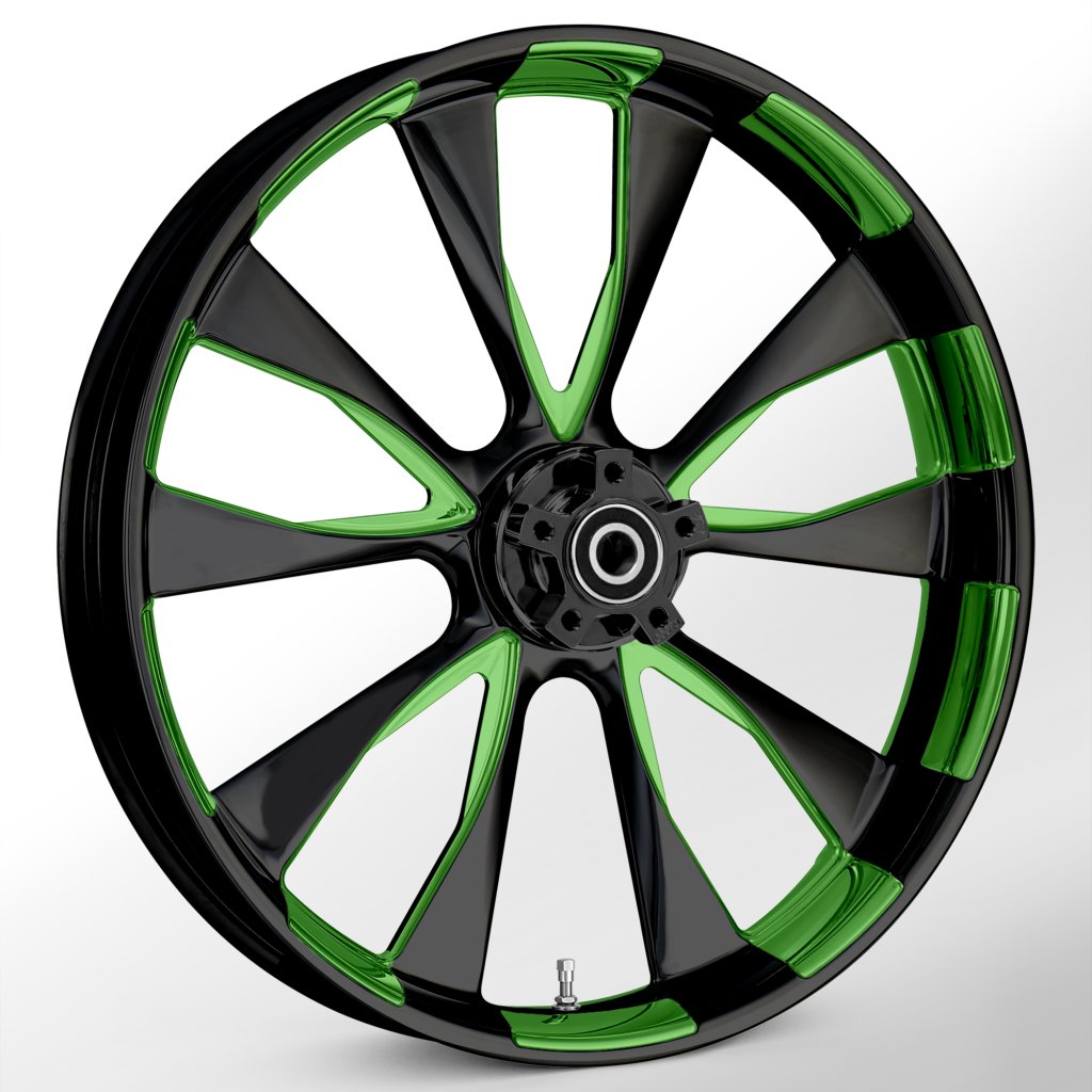 RYD Wheels 21" Front Touch Of Color Wheel & Rotors Package, 2011-2024 ...