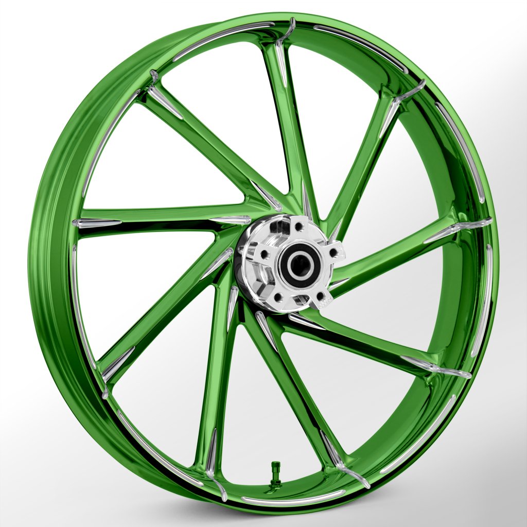 Kinetic Dyeline Green Polished 11.5 Front Right Swift-Lock 2000-up ...