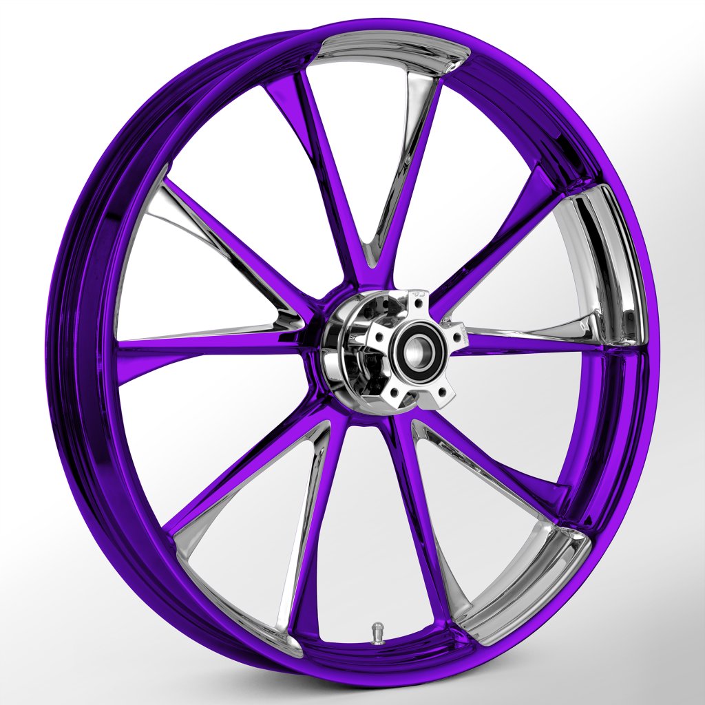Relay Dyeline Purple 23 X 3.75 Wheel - WanaRyd Motorcycle