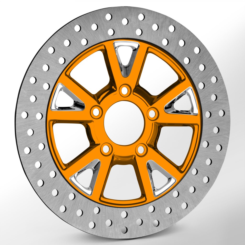 Relay Dyeline Orange 11.5 Left Rear Swift-Lock 2000-up Rotor - WanaRyd ...