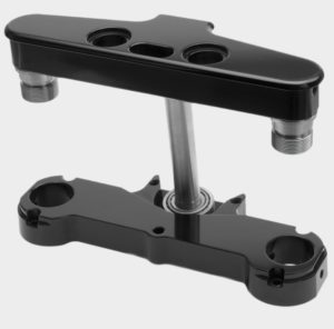 Raked Triple Tree Kit, 4 Degree For 21"/23" Wheel, 1984-2017 FL Softail ...