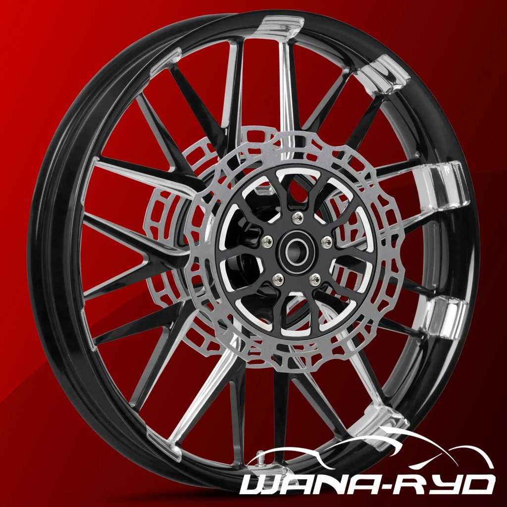 21 Inch Contrast Cut Harley Wheel For Street Glide Wheel RYD Wheels ...