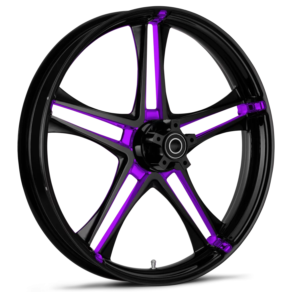 Discharge Dyeline Touch Of Color Purple Wheels RYD Wheels - WanaRyd ...