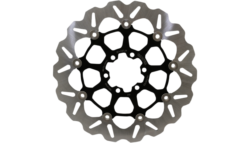 300mm Wave® Front/Rear Rotor, Black Galfer - WanaRyd Motorcycle