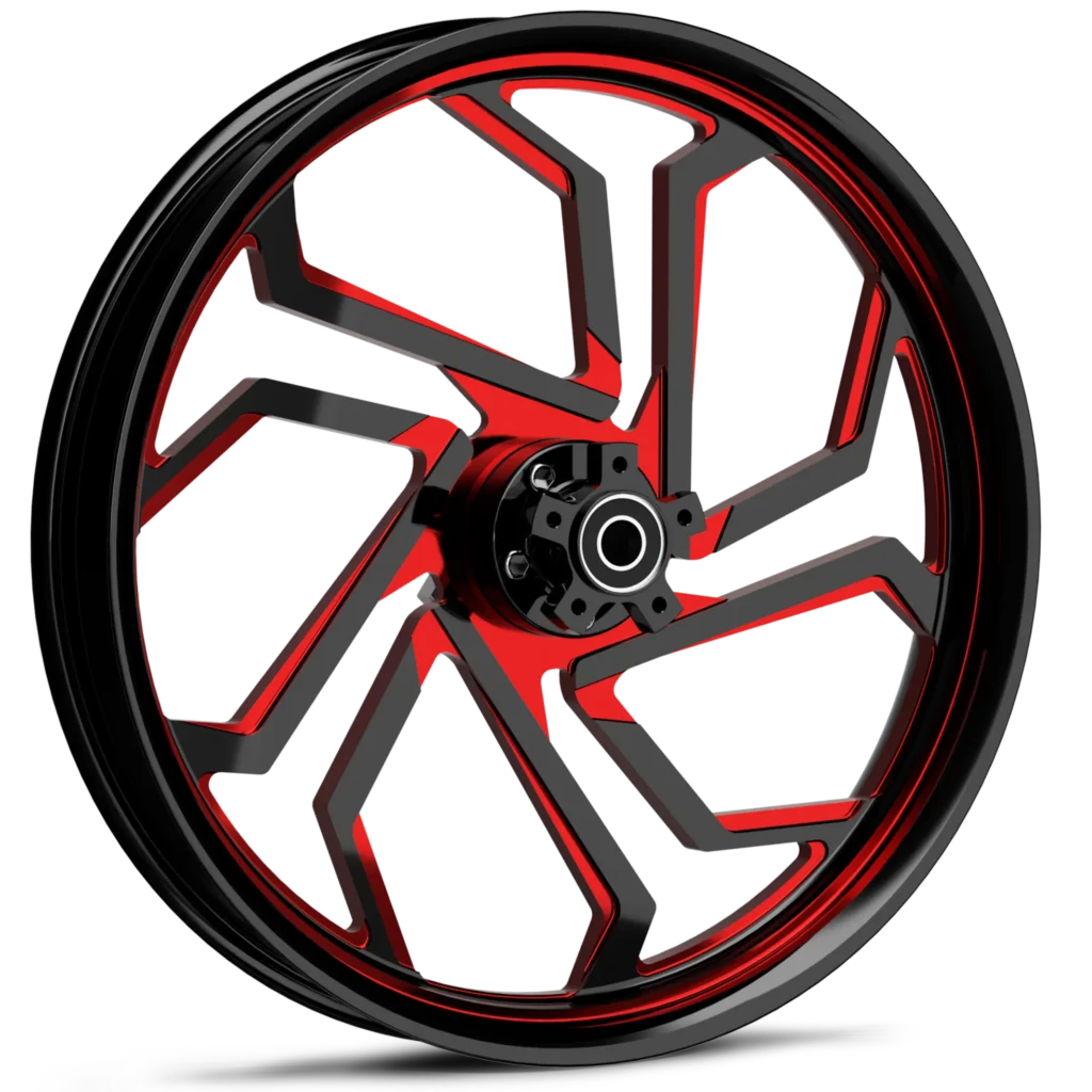 Stator Dyeline Touch Of Color Red Wheels - WanaRyd Motorcycle